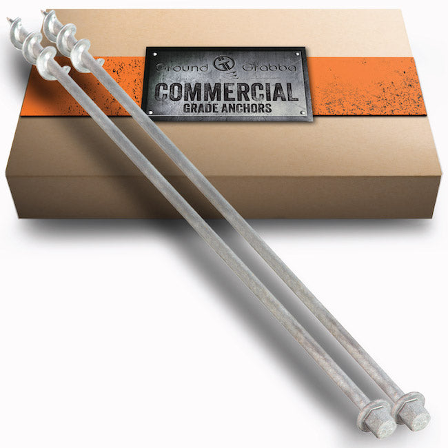 Ground Grabba Commercial Grade 36" Anchors (900mm) - 2 Pack
