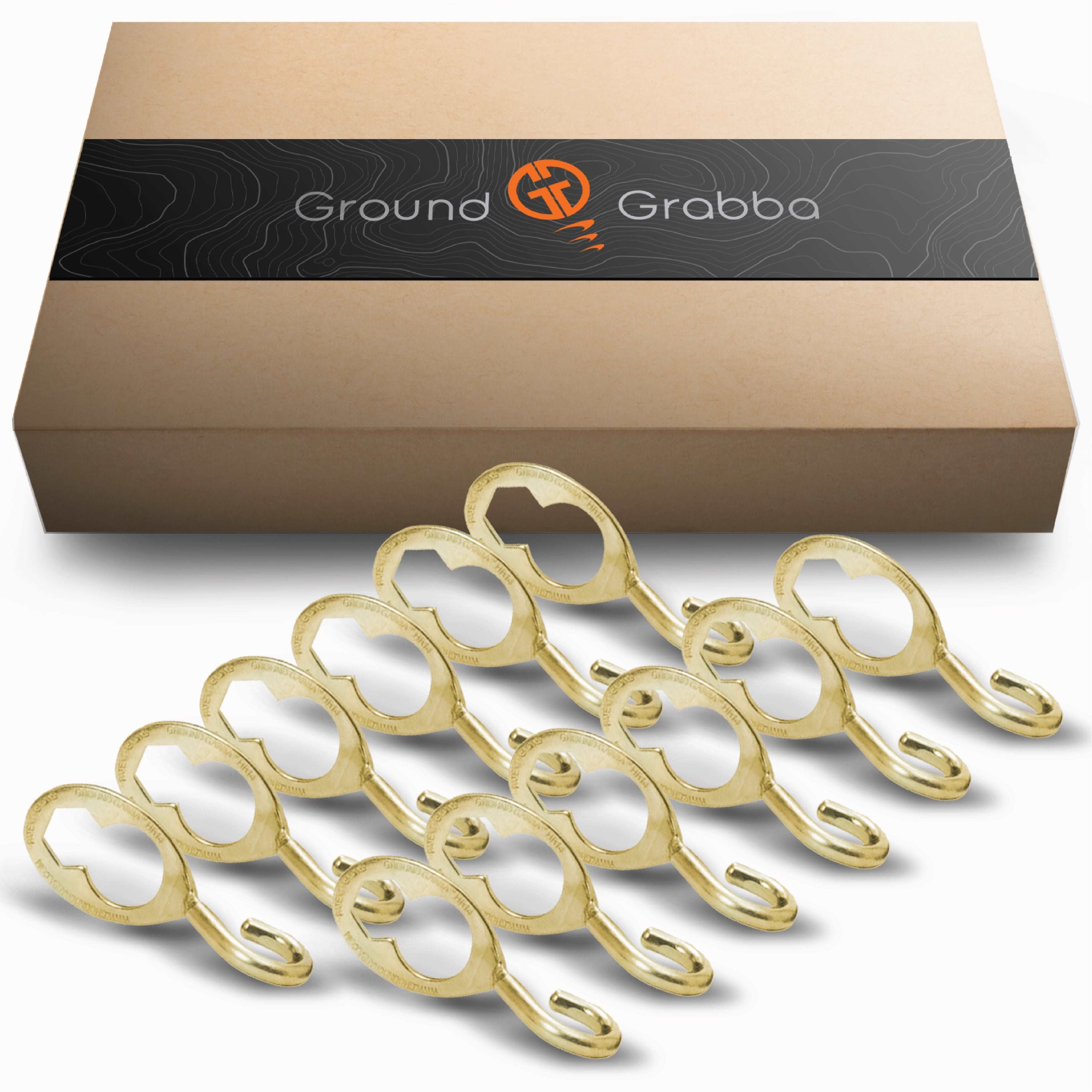 12 Pack HexHook Pro Lag Bolt Hook | Power Planter