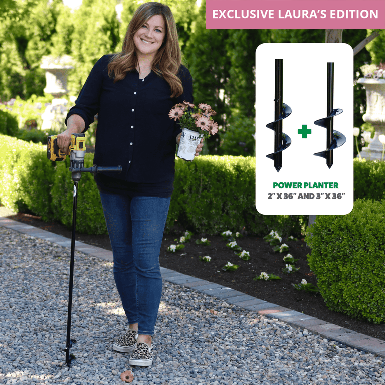 Laura from Garden Answer Auger Bundle | Power Planter